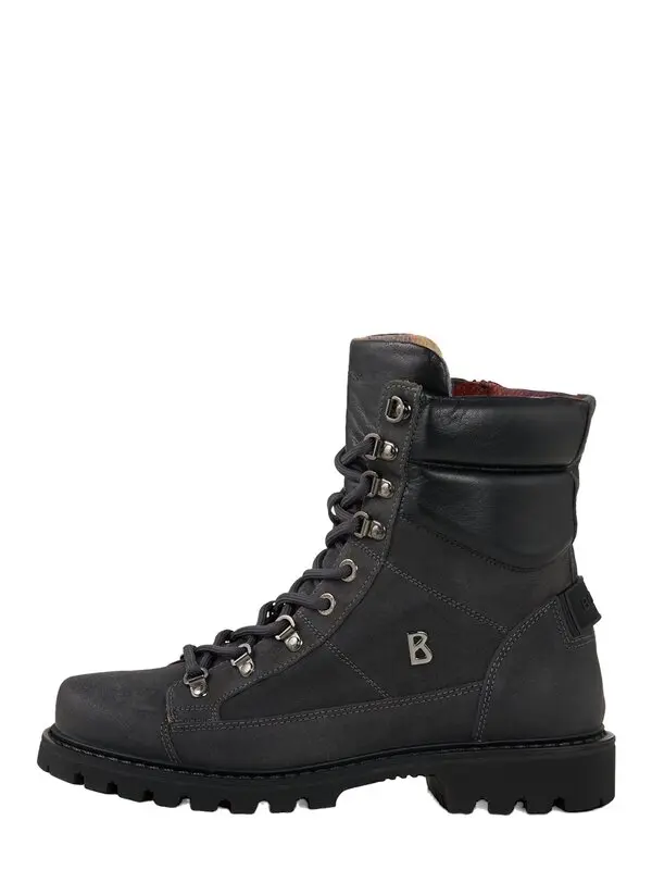 Bogner Helsinki Lace-up Boots With Spikes - Dark Gray