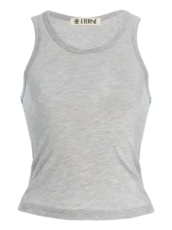 Eterne Fitted Tank Top - Grey