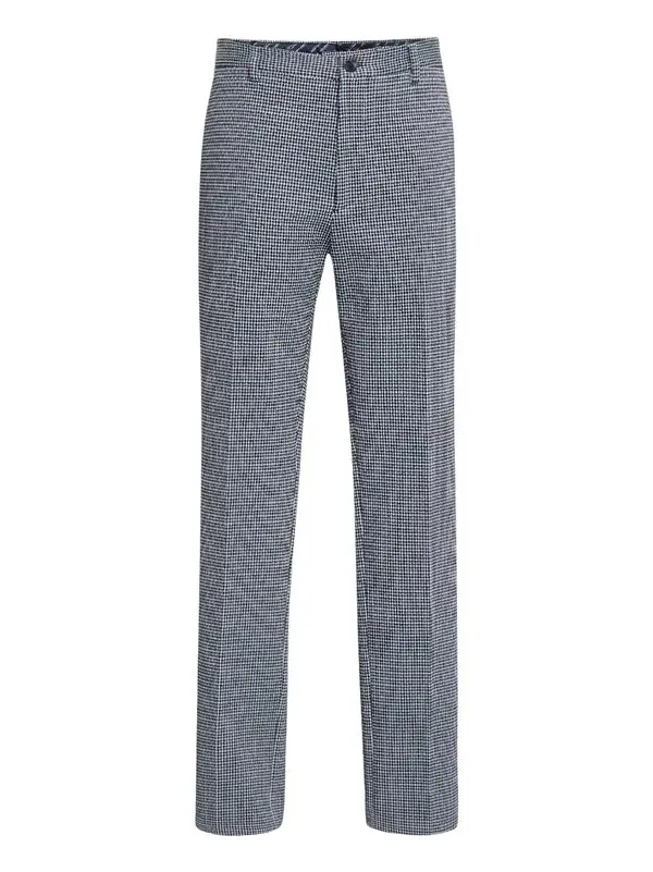 Etro Slim Flat-front Trousers - Whtpat