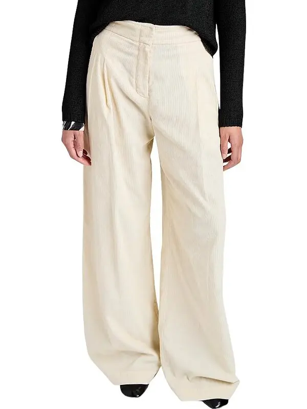 Proenza Schouler White Label Aria Corduroy Pants - Off White
