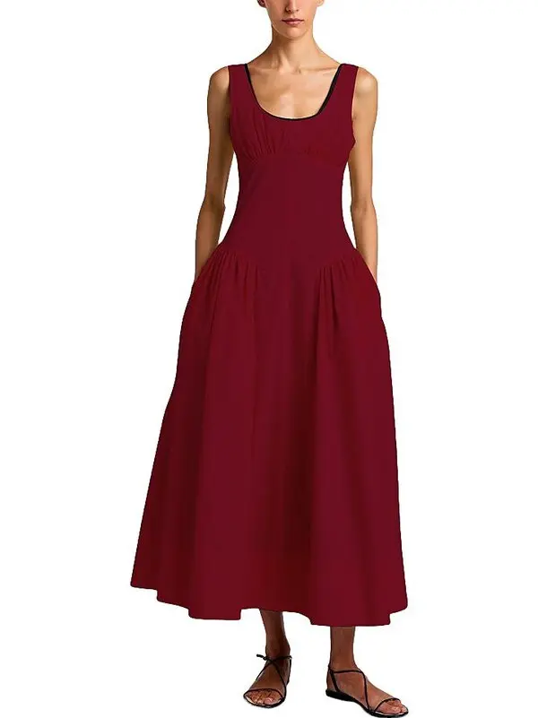 Proenza Schouler White Label Kendall Dress - Claret