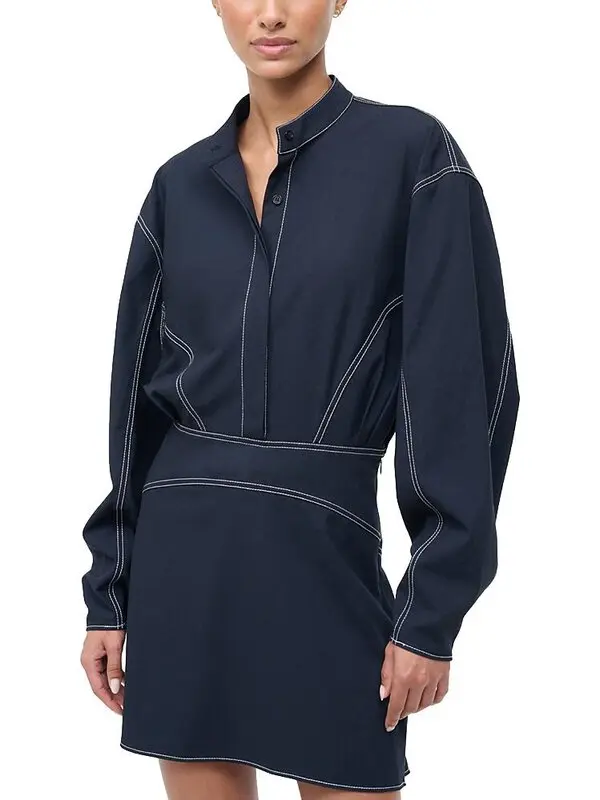 Staud Kiln Dress - Navy
