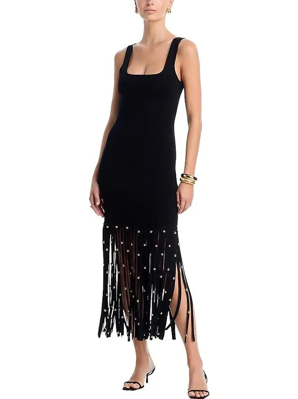 Simkhai Romelia Midi Dress - Black