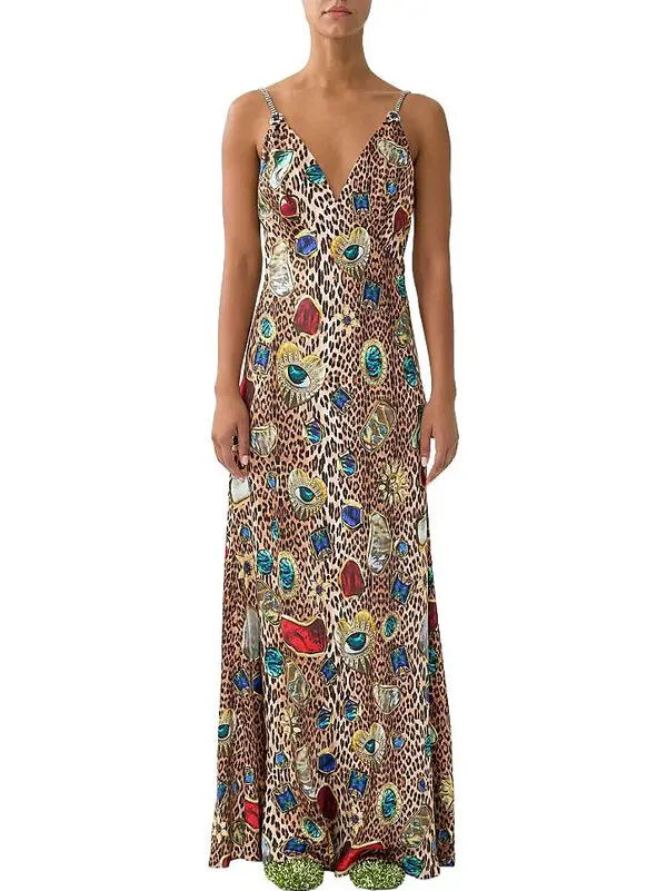 Camilla Silk Maxi Slip Dress - Nazar Nirvana