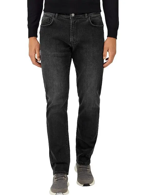 Boggi Milano Regular Fit Denim Jeans - Black