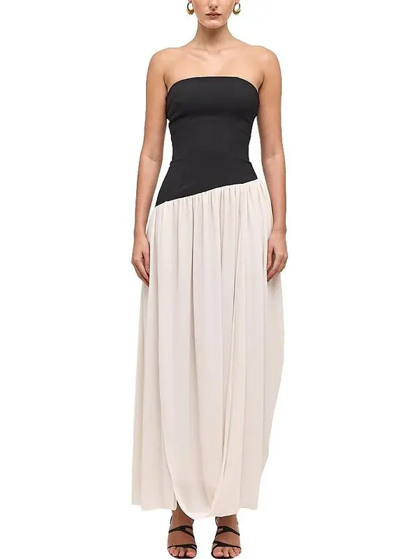 Ronny Kobo Ballad Dress - Black/ivory