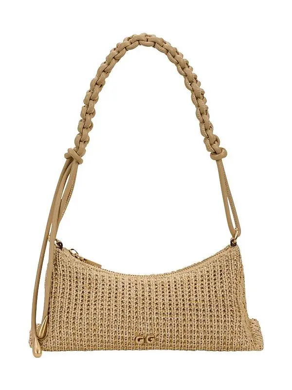 Cult Gaia Osa Denim Shoulder Bag - Natural