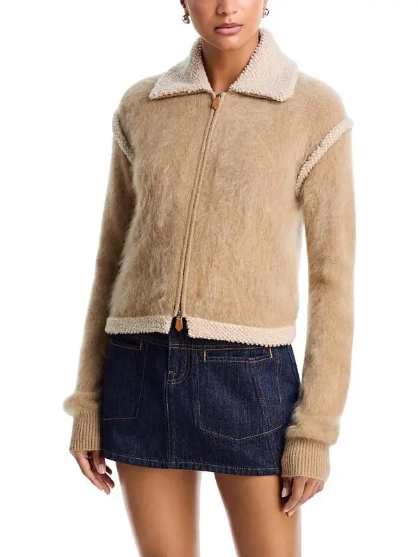 Guest In Residence Grizzly Frankie Cashmere Jacket - Camel