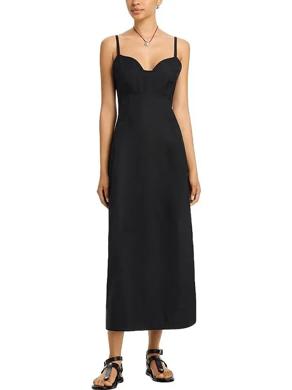 Co Bustier Cut Dress - Black