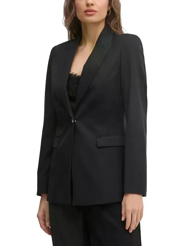 BENETTON Single-breasted Blazer - Black
