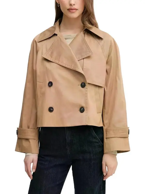 BENETTON Button Detailed Double Breasted Jacket - Neutrals