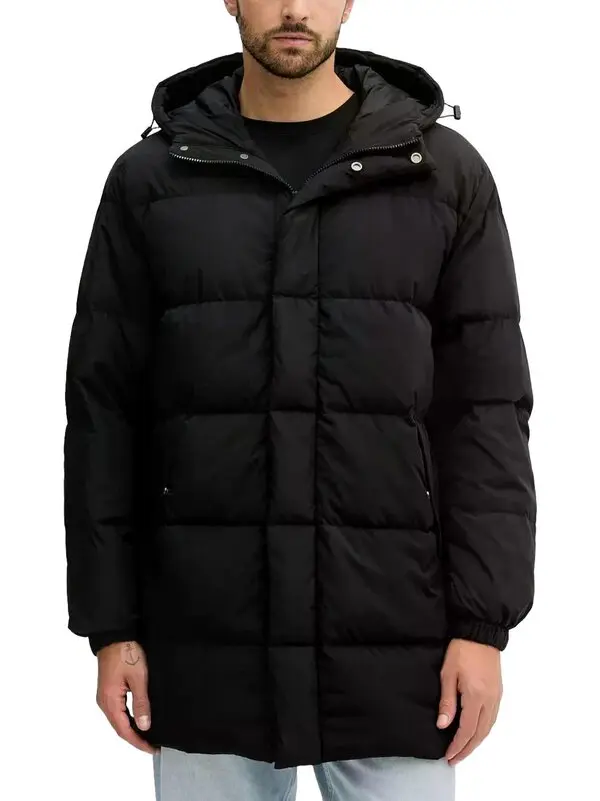 BENETTON Hooded Padded Coat - Black