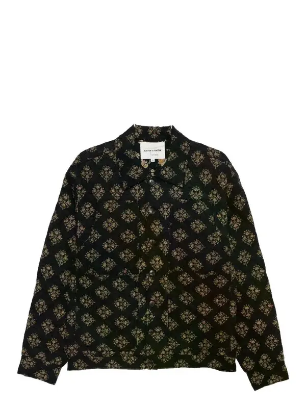 Antik Batik Floral-pattern Jacket - Black