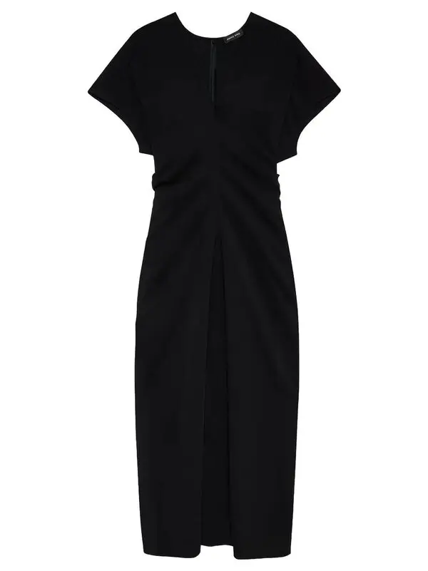 ANINE BING Zadig V-neck Maxi Dress - Black