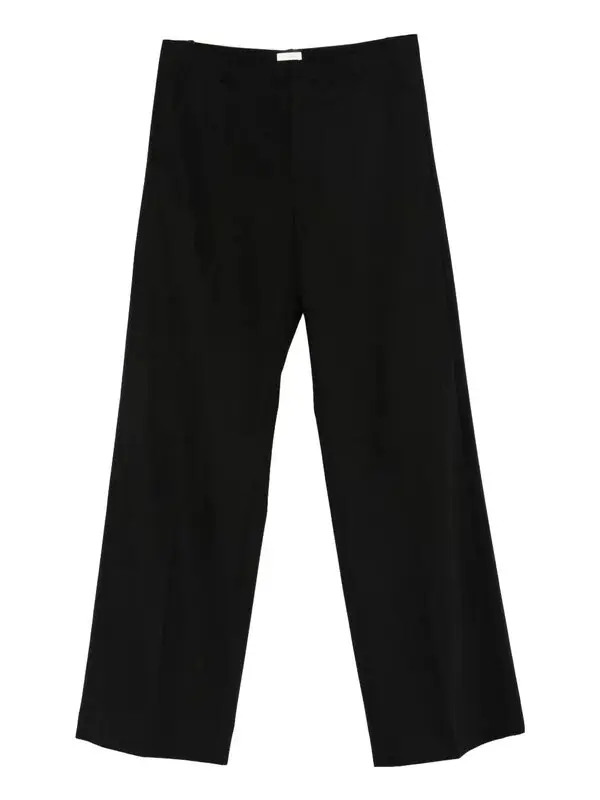ST. AGNI Belt-loops Trousers - Black