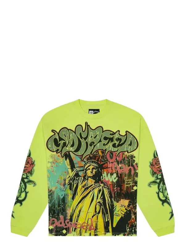 GODSPEED Vandal Long Sleeve T-shirt - Volt Green