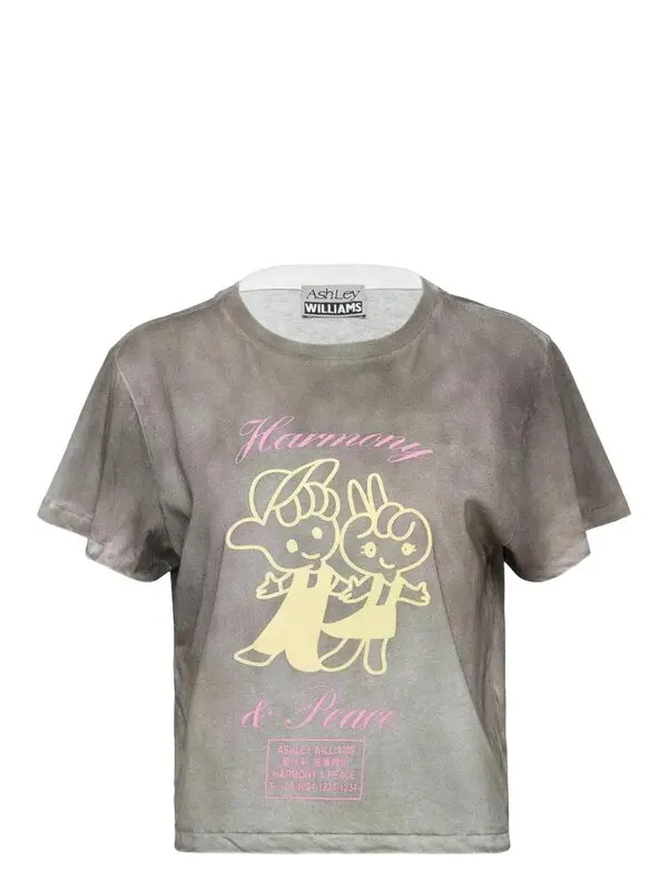 Ashley Williams Graphic-print T-shirt - Grey