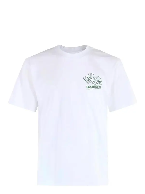 Edwin Kamera Graphic Print T-shirt - White