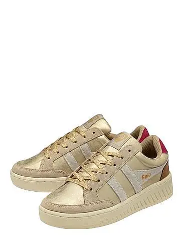 Pink Superslam Blaze Ii Sneakers - Gold