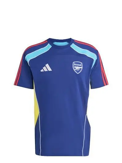 Adidas Arsenal Festival Pack Tee Shirt - Victory Blue Bright Yellow Bright Cyan