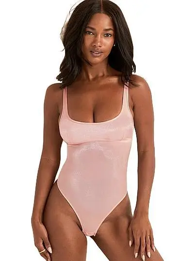 Victoria's Secret Adore Me Darby Bodysuit - Beige
