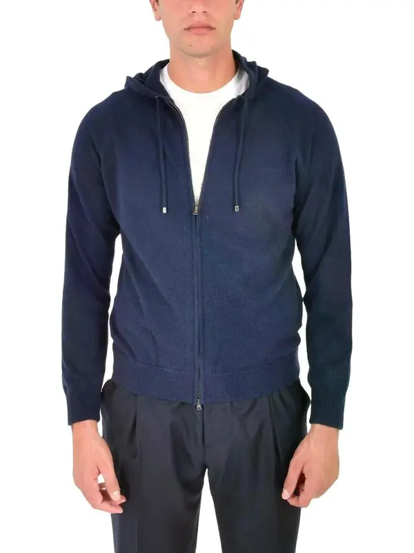 Herno Zip-up Hoodie - Blue