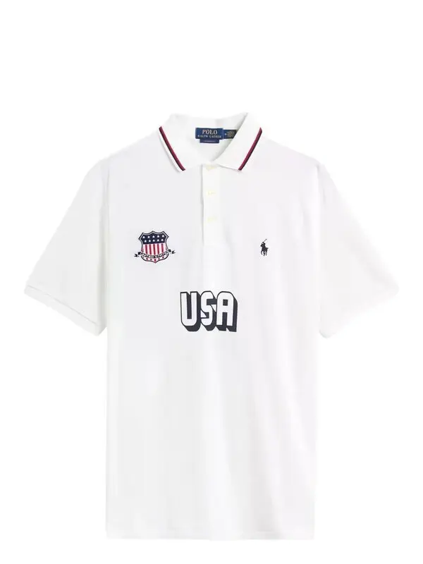 Polo Ralph Lauren Usa 24 Polo Shirt - White