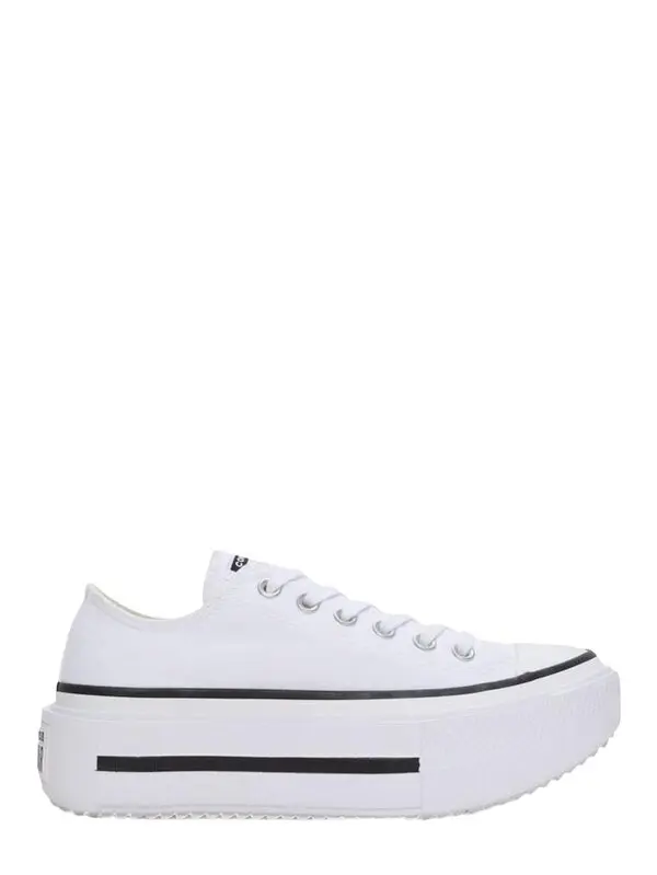 CONVERSE Chuck Taylor All Star Lift Double Stack Low - White/black