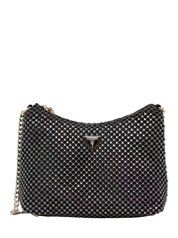 Guess Mini Zip-fastening Shoulder Bag - Black