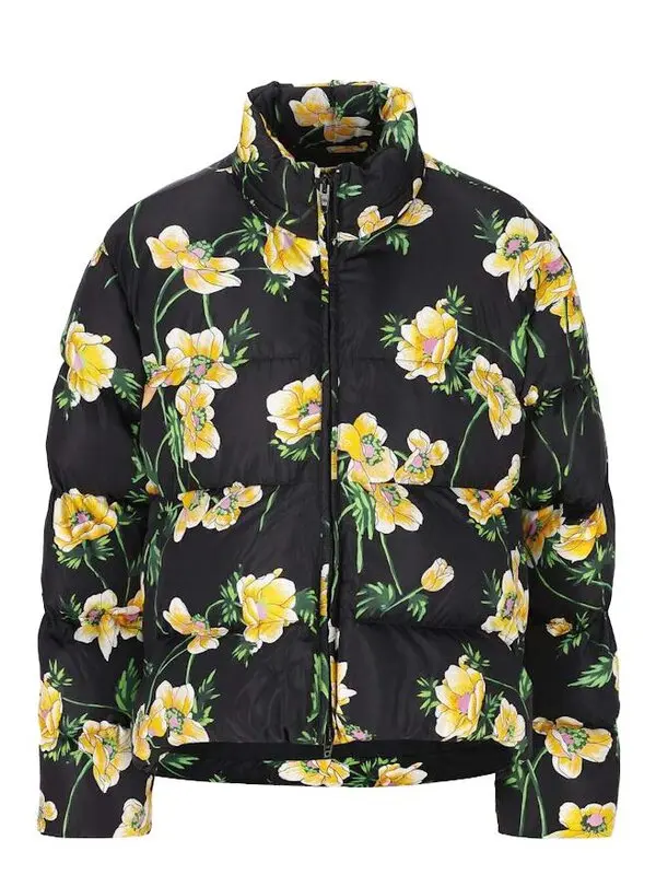 Balenciaga Short Down Jacket - Black/yellow