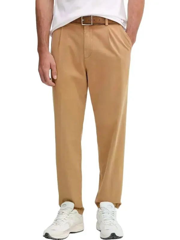BOSS Pleated Trousers - Neutrals