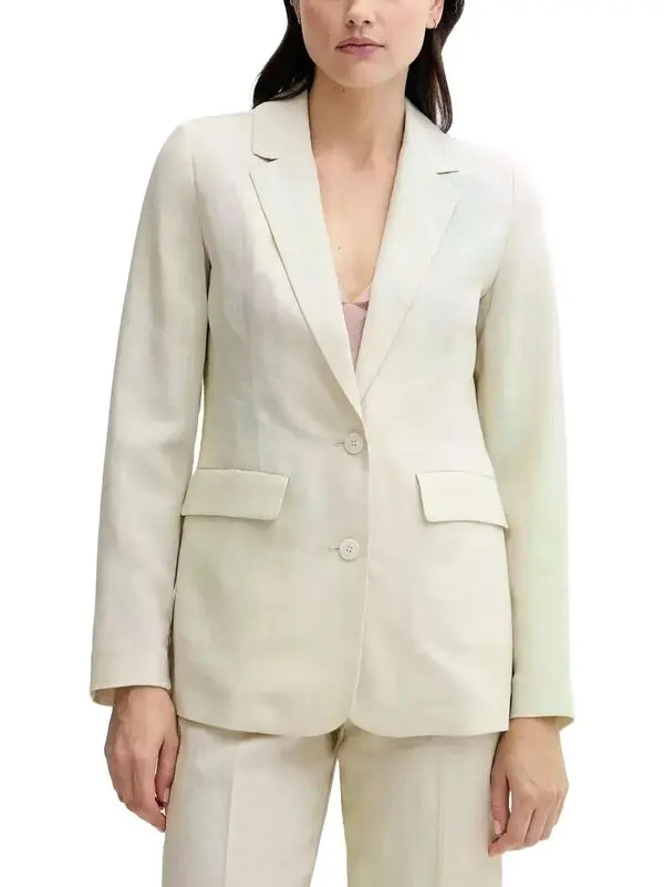 BENETTON Single-breasted Blazer - Neutrals