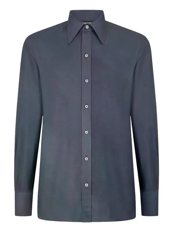 TOM FORD Button-down Shirt - Blue