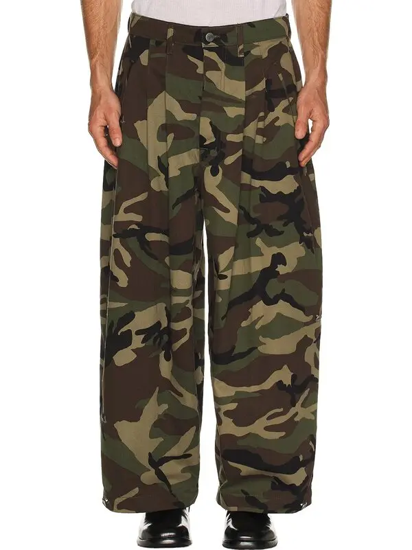 ART COMMUNITY Triptych Wide Leg Pant - Camo