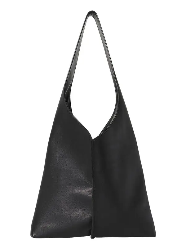 THE ROW Small Bindle Stitch Bag - Black Ans