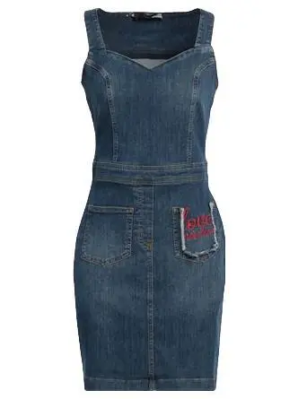 Moschino Mini Denim Dress - Blue