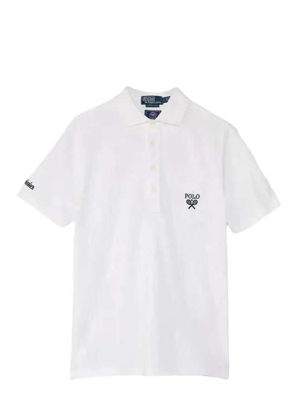 Polo Ralph Lauren Tennis Crest Polo Shirt - White