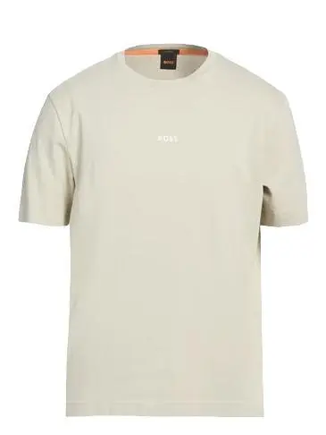 BOSS T-shirt Size Cotton, Elastane - Beige
