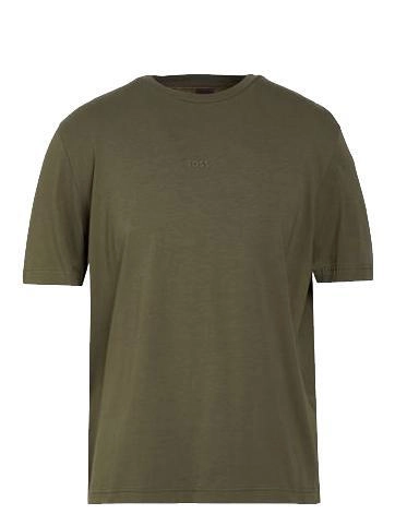 BOSS T-shirt Size Cotton, Elastane - Green