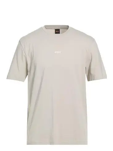 BOSS T-shirt Size Cotton, Elastane - Grey