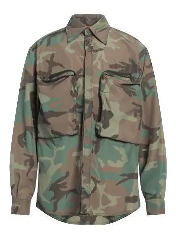 Dolce & Gabbana Shirt Military Size Polyester, Polyamide - Green