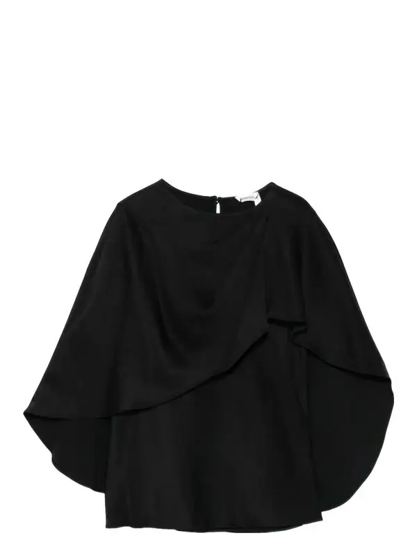 Simkhai Cape-detail Top - Black