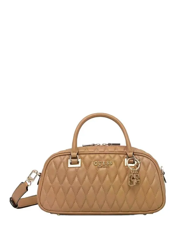 Guess Quilted Charm Tote Bag - Neutrals