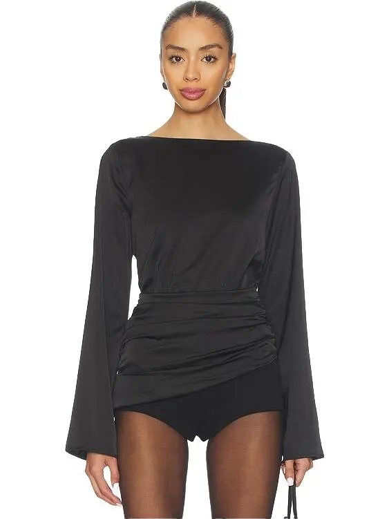 MORE TO COME Daphne Blouse - Black