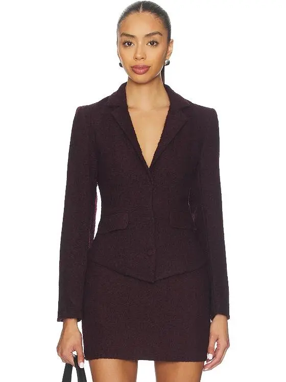 MORE TO COME Nalia Blazer - Plum