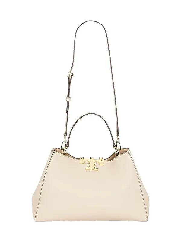 Tory Burch Eleanor Soft Satchel - Light Stone