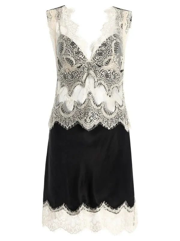 THIRD FORM Exclusive Visions Lace Mini Dress - Black