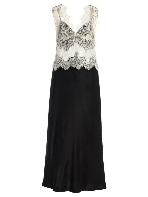 THIRD FORM Exclusive Visions Lace Midi Dress - Black