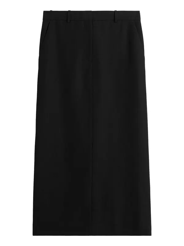 TOTÊME Low-waist Straight Skirt - Black
