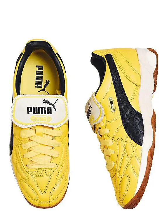 PUMA King Indoor Sneakers - Sunny Yellow-puma Black